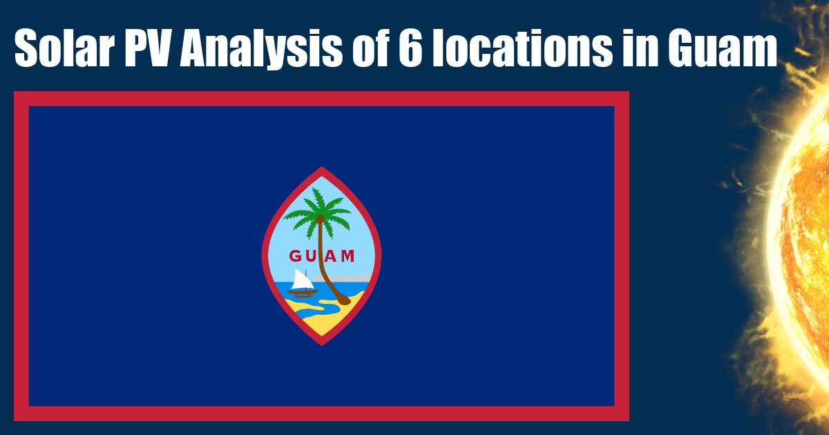 Solar PV potential in Guam by location - profileSOLAR.com - Solar PV ...